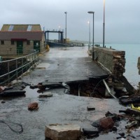 Pier damage hits Eday ferries - The Orcadian Online