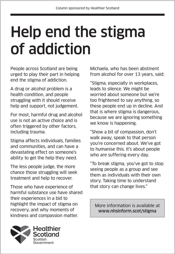 Help End the Stigma of Addiction - The Orcadian Online