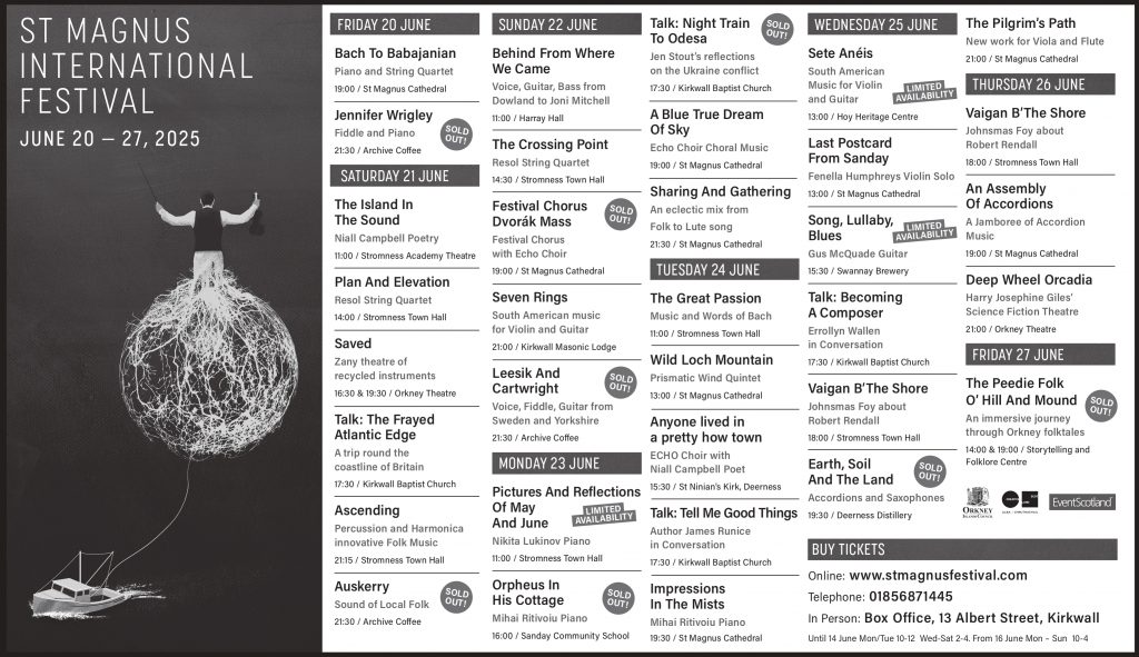 ADVERTORIAL - ST MAGNUS FESTIVAL - The Orcadian Online